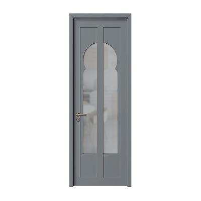 China Elegant Solid Wood Front Door  For Garage Interior  Exterior  Durable Entry Door for sale