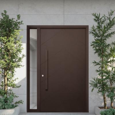 China Firm Steel Security Door Modern Finished Complete Home Protection for sale
