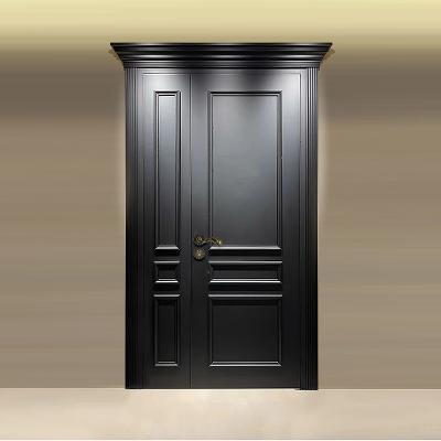China Custom Color Steel Security Door Polymer Type Safe Build Main Home Exterior Entry Door for sale