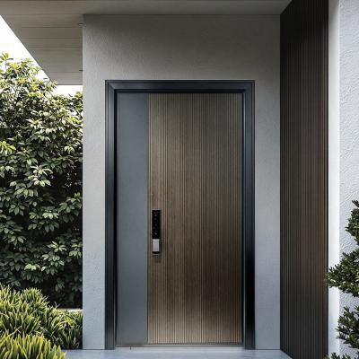 China Cold Rolled Modern Metal Automatic Security Door For Home Office Apartment for sale