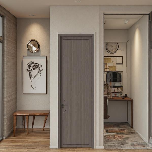 Quality Postmodern Fireproof Internal Solid Wood Core Doors For Bedroom Apartment for sale