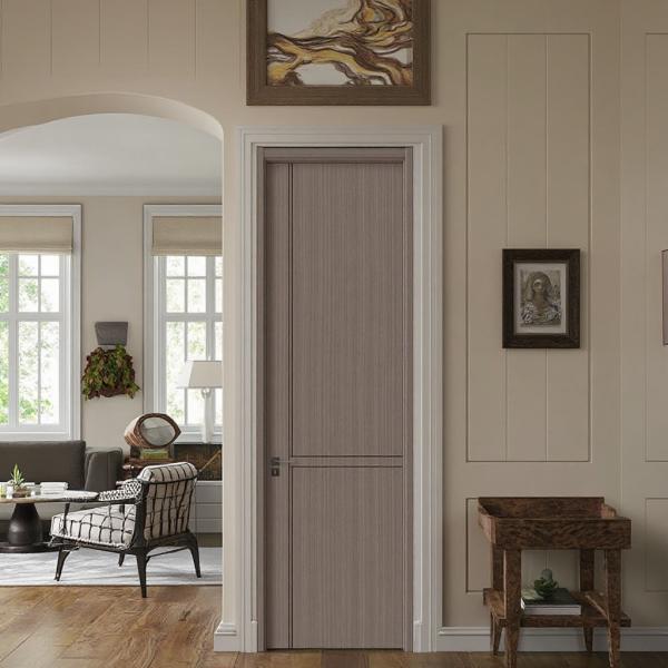 Quality Solid Wood Durable Simple Modern Interior Doors For Bathroom Bedroom for sale