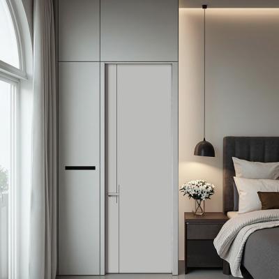 China Finished Solid Wood Interior Door Strong Ready For House Installation for sale