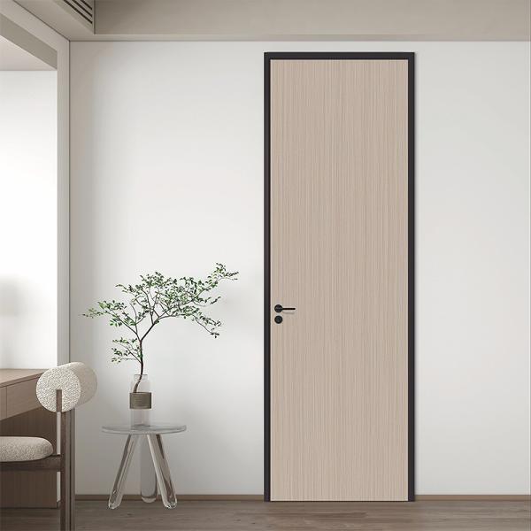 Quality Modern Home Wood Interior Door Eco Friendly Paintless Technology Finished for sale