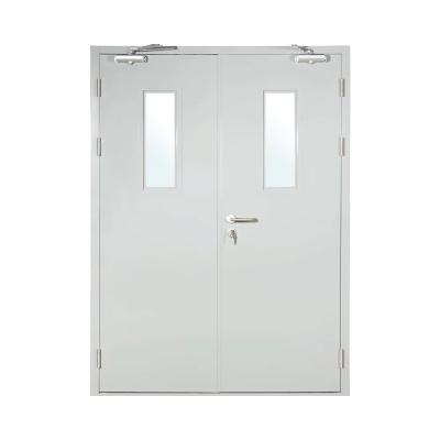 China 120 Minute Fire Rated Door with Fire Rated Glass and Intumescent Smoke Seals for Enhanced Safety for sale