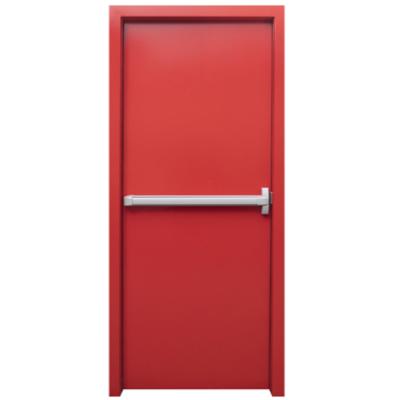 China High Strength Steel Fire Doors Equipped with Main Side Top and Bottom Lock Systems and Fireproof Core Board Infilling for Maximum Fire Resistance for sale