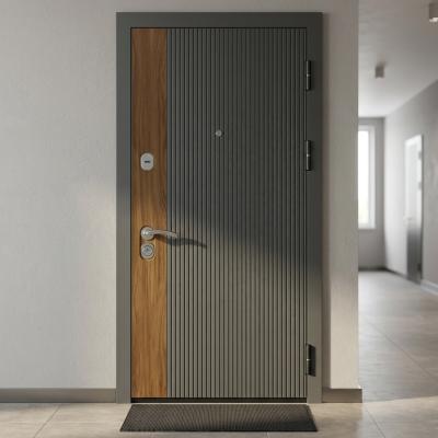 China Entrance doors for Kazakhstan/Uzbekistan: multi-layer sealing for dust protection and consistent temperature across all seasons. for sale