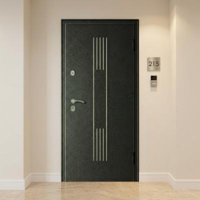China Central Asia-Specific Anti-Theft Steel Entrance Door with Soundproof and Break Resistance Features for sale