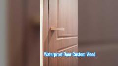 Waterproof Modern Interior Door Custom Solid Wood