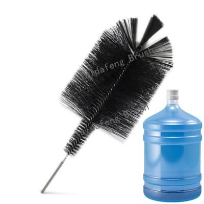 China Stainless Steel Twisted In Wire Brush 75cm Nylon 18.9L Water Bottle Cleaning Brush for sale