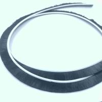 Quality Plastic Back Flexible Strip Brushes / Self Adhesive Brush Seal for sale