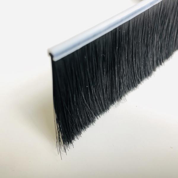 Quality Plastic Back Flexible Strip Brushes / Self Adhesive Brush Seal for sale