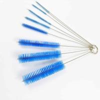 Quality Stainless Steel Nylon Pipe Cleaning Brush With Twisted Handle 10 PCS Set for sale