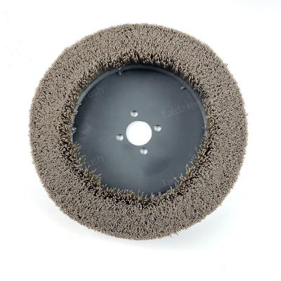 China Abrasive Aluminum Oxide Nylon Disc Brush For Polishing Deburring Grinding for sale