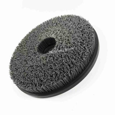 China Durable Abrasive Nylon Disc Brush For High Speed Aluminum Surface Polishing for sale