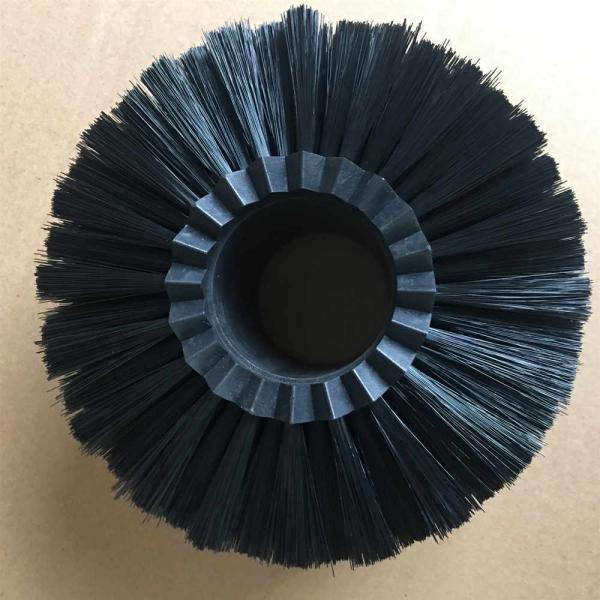 Quality Durable Conveyor Cleaning Cylinder Brushes Segment Roller Brush For Debris for sale