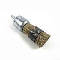 China Brass Wire End Brush with Shank for Power Tools for sale