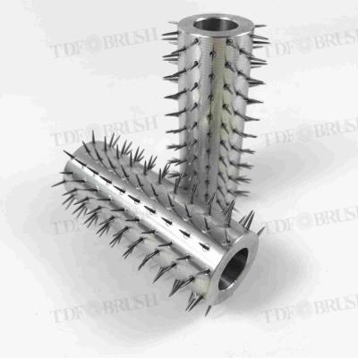 China Industrial Spiked Needle Roller Custom Perforation Pinned Roller for Packaging Film for sale
