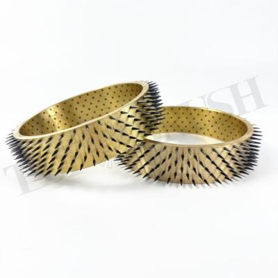 China Brass Perforating Pin Roller with Customizable Pin Density for High-Speed Production Micro-Perforation for sale