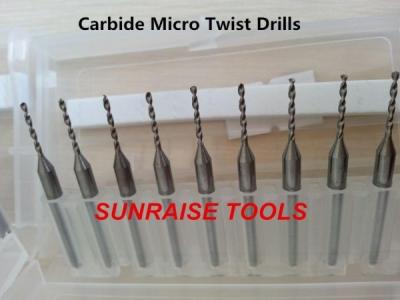 China Micro Carbide Twist Drills for sale