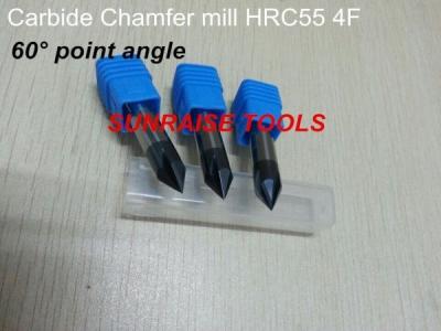 China Carbide Chamfer Drills HRC55 for sale