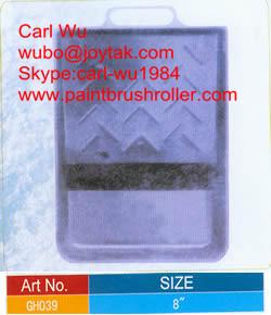 China Professional Plastic Paint Roller Grid Paint Tray Painting Tools PT-017 for sale