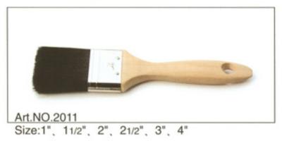 China Wooden handle pure natural bristle Chinese bristle synthetic mix paint brush No.2011 for sale