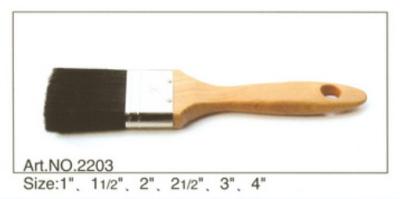 China Wooden handle pure natural bristle Chinese bristle synthetic mix paint brush No.2203 for sale