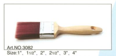 China Wooden handle pure natural bristle Chinese bristle synthetic mix paint brush No.3082 for sale