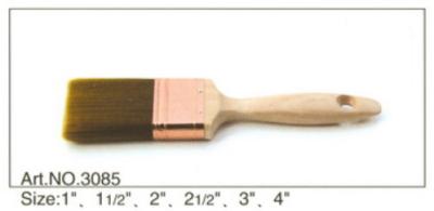 China Wooden handle pure natural bristle Chinese bristle synthetic mix paint brush No.3085 for sale
