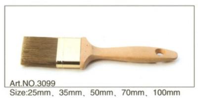 China Wooden handle pure natural bristle Chinese bristle synthetic mix paint brush No.3099 for sale