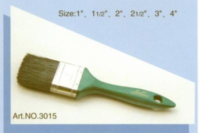 China Plastic handle pure natural bristle Chinese bristle synthetic mix paint brush No.3015 for sale