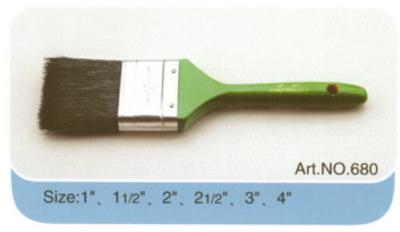 China High quality factory made different size wooden handle pure bristle paint brush No.680 for sale