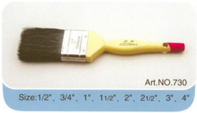 China Best quality factory made different size wooden handle pure bristle paint brush No.730 for sale