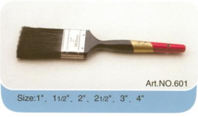 China Synthetic filament high quality wooden handle pure bristle paint brush No.601 for sale