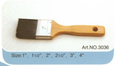 China Chinese bristle plastic or wooden handle pure bristle high quality paint brush No.3036 for sale