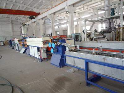 Cina ANIMALE DOMESTICO che attacca la linea di plastica a macchina dell'estrusione della banda, controllo automatico di SpA in vendita