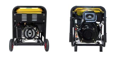 Κίνα γεννήτρια-ενιαία φάση diesel 180A 10HP 5KW φορητή προς πώληση