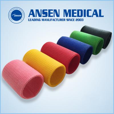 China Medical Consumables Fiber Polyester Casting Tape Water Activated Fast Hard Fiberglass Synthetic Orthopedic Casting Tape for sale