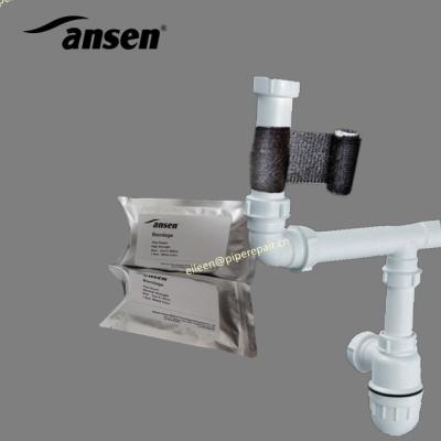 China Industrial-strength Wrap Seal Fiberglass Pipe Repair Bandage Quick Wrap Water Activated Pipe repair Wrap Tape for sale