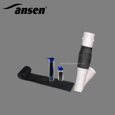 China Marine Parts Water Activated Pipe Quick Wrap Moisture Repair Rolling Tape Moisture Cured Fiberglass Pipe  Wrap Tape for sale