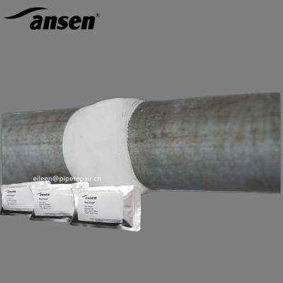 China Water Activated Glass Fiber Repair Bandage Industrial Water Cure Pipe Bandage Fiberglass Wrap Repair Tape for sale