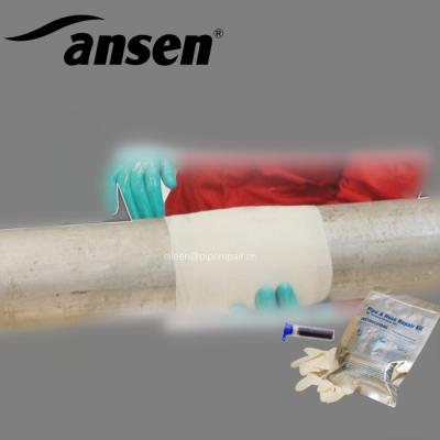 China Fast Curing Pipe Repair Bandage Water Activated Fibreglass Pipe Repair Tape For Damaged Pipe for sale
