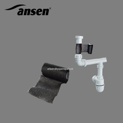 China Fast Curing Water Activated Fibreglass Pipe Tape Pipe Leak Wrap Composite Repair Bandage For Corrosion Repair for sale