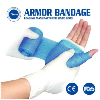 China Manufacturer Polyester Synthetic Cast Tape Water Activated Fiberglass Casting Tape Orthopedic Fracture Bandage for sale