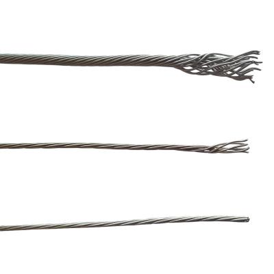 China Nickel 212 Stranded Wire 0.61mm X 19 For Ceramic Heating Pad for sale