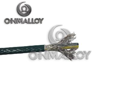 China Type J Thermocouple Cable Fiberglass Insulation With Stainless Steel Braid Shield for sale