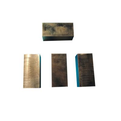 China QBe2 Beryllium Copper Alloy C17200 Flat Bar Size 30x35x75mm for sale