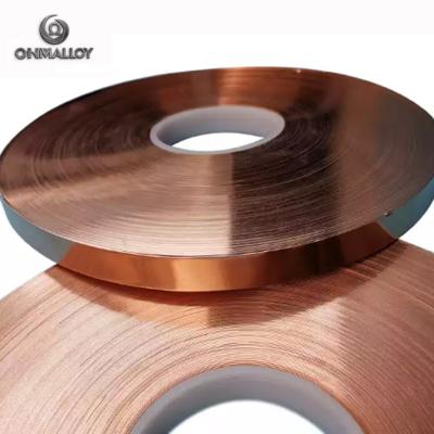 China TU1 T2 99.9% Pure Copper Strip Oxygen Free 0,075 X 305mm for sale