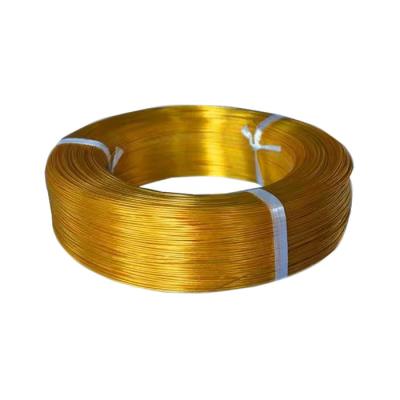 China Myfs-10 Polyimide-fluoro46 Composite Film Wrapped Copper Flat Wire for sale